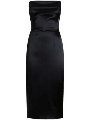 Dolce & Gabbana Midi Satin-finish Dress