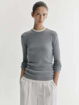 LISA YANG The Vivian Top - Deep Cloud