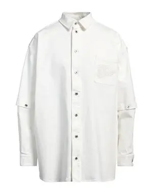OFF-WHITE™ Off- Denim Shirt Size Cotton, Elastane