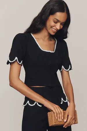 Maeve Lace-trim Blouse