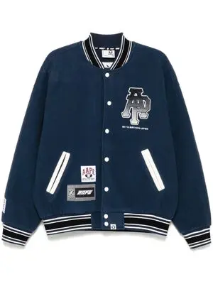AAPE BY *A BATHING APE® Logo Varsity Jacket