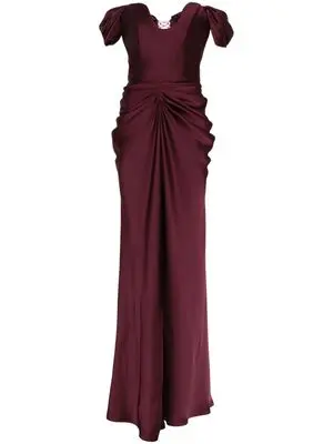 Ana Radu Tie Detailed Evening Dresses