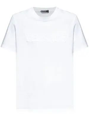 Versace Embroidered T-shirt - White
