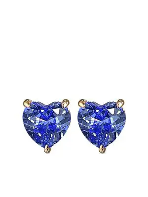 ANABELA CHAN 18kt Vermeil Mini Sapphire Stud Earrings - Gold