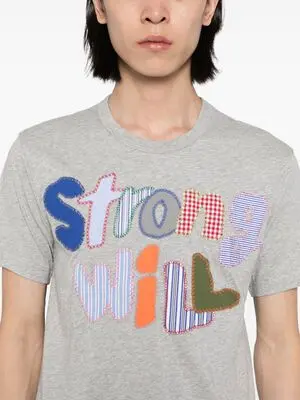 Comme Des Garçons Embroidered-strong Will T-shirt