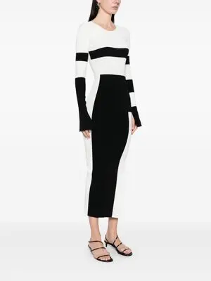 Patrizia Pepe Colour-block Midi Dress