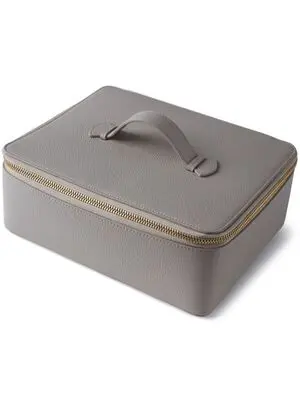 Monica Vinader Leather Jewellery Box - Grey