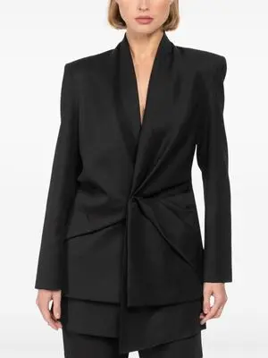 Brandon Maxwell Gathered-detail Blazer