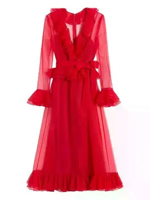 Valentino Garavani Organza Midi Dress