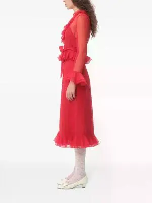 Valentino Garavani Organza Midi Dress
