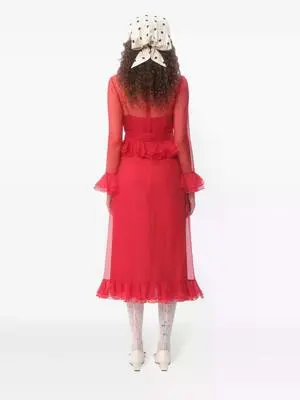 Valentino Garavani Organza Midi Dress