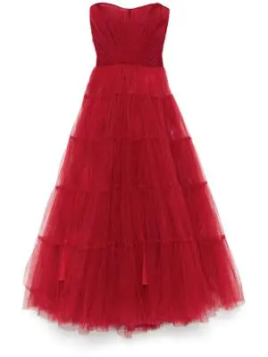ANA RADU Tulle Maxi Dress