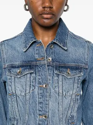 Patrizia Pepe Cropped Denim Jacket