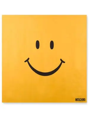 Moschino Smiley-print Scarf