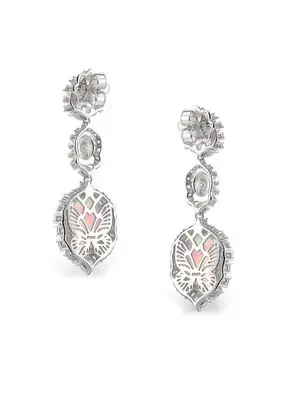 ANABELA CHAN 18kt White Gold Sky Opal Drop Earrings