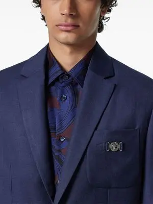 Versace Single-breasted Wool Blazer