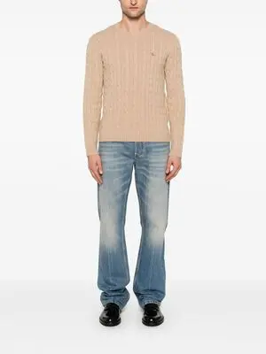Valentino Garavani Cable-knit Sweater - Neutrals