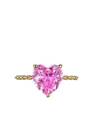 ANABELA CHAN 9kt Mini Heart Sapphire Ring - Gold
