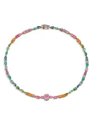 ANABELA CHAN 18kt Vermeil Rainbow Spectra Necklace - Gold
