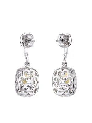 ANABELA CHAN 18kt White Gold Vermeil Canary Diamond Earrings