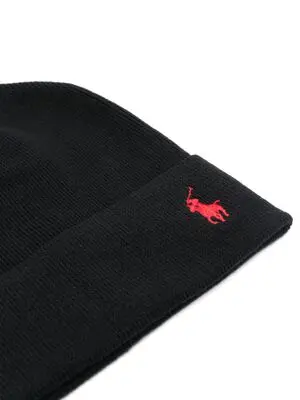 Polo Ralph Lauren Polo Pony Beanie - Black