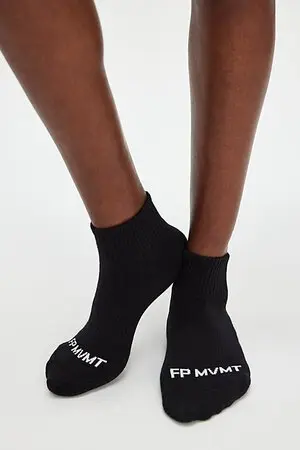 Free People Old Faithful Solid Socks - Black