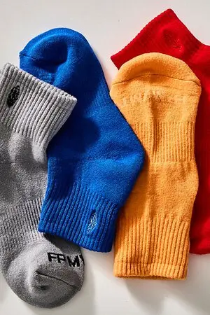 Free People Old Faithful Solid Ankle Socks - Cobalt