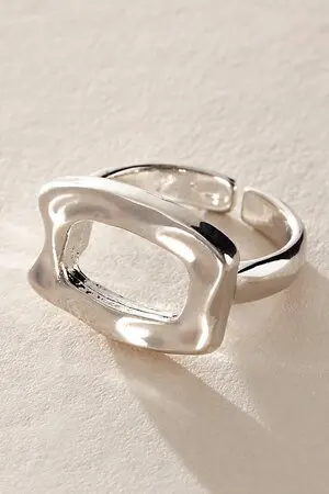 Free People Square Ring - Silver