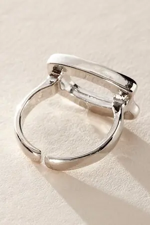 Free People Square Ring - Silver