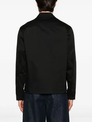 Moncler Zip-up Shirt Jacket - Black