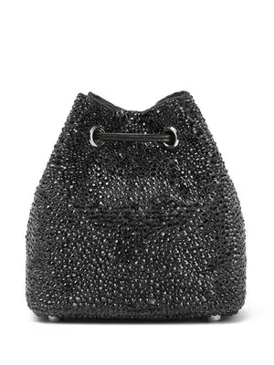 Versace La Medusa Crystal Mini Bucket Bag