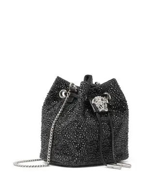 Versace La Medusa Crystal Mini Bucket Bag