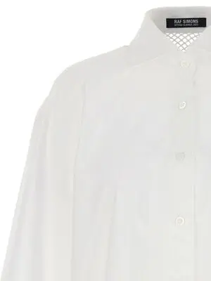 Raf Simons Mesh Insert Shirt - White