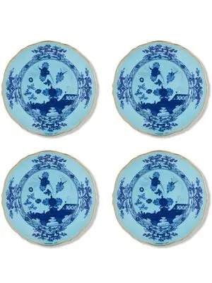 GINORI 1735 Oriente Dessert Plates - Blue