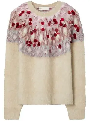 Tory Burch Embellished Jumper