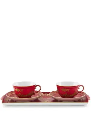 GINORI 1735 Oriente Rubrum Tea Service