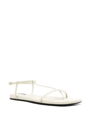 JIL SANDER Square-toe Thong Sandals