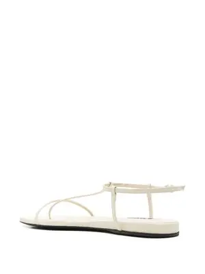 JIL SANDER Square-toe Thong Sandals