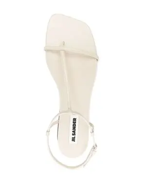 JIL SANDER Square-toe Thong Sandals