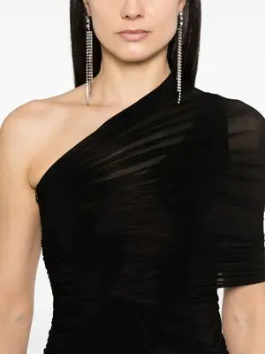Magda Butrym One-shoulder Draped Midi Dress