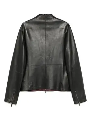 Emporio Armani Leather Jacket - Black