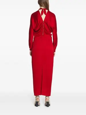 LANVIN Gathered Maxi Dress