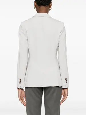 Theory Crepe Blazer - Silver