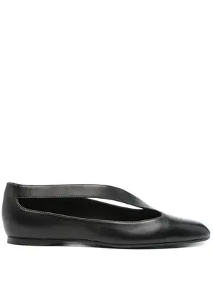 Khaite Diana Ballet Flats - Black