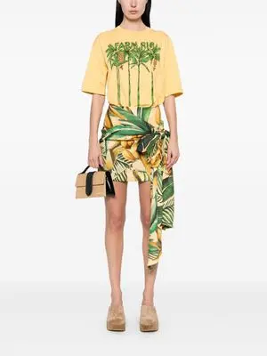 Farm Rio Bananart Mini Skirt