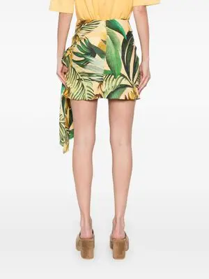 Farm Rio Bananart Mini Skirt