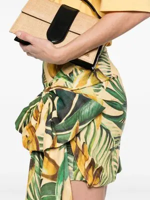 Farm Rio Bananart Mini Skirt