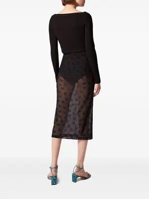 MARGHERITA MACCAPANI Angela Crop Top - Black