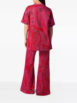 MARGHERITA MACCAPANI Jacquard T-shirt - Pink