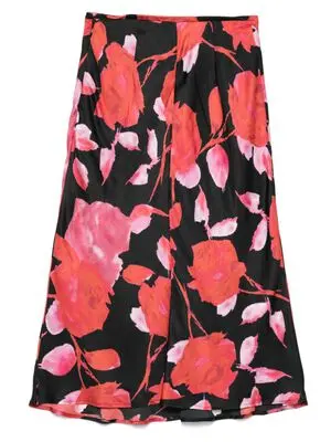 Blumarine Floral-print Midi Skirt